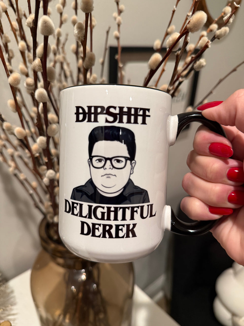 Delightful Derek Mug, Stranger Things 5 Mug – CraftyourWayy